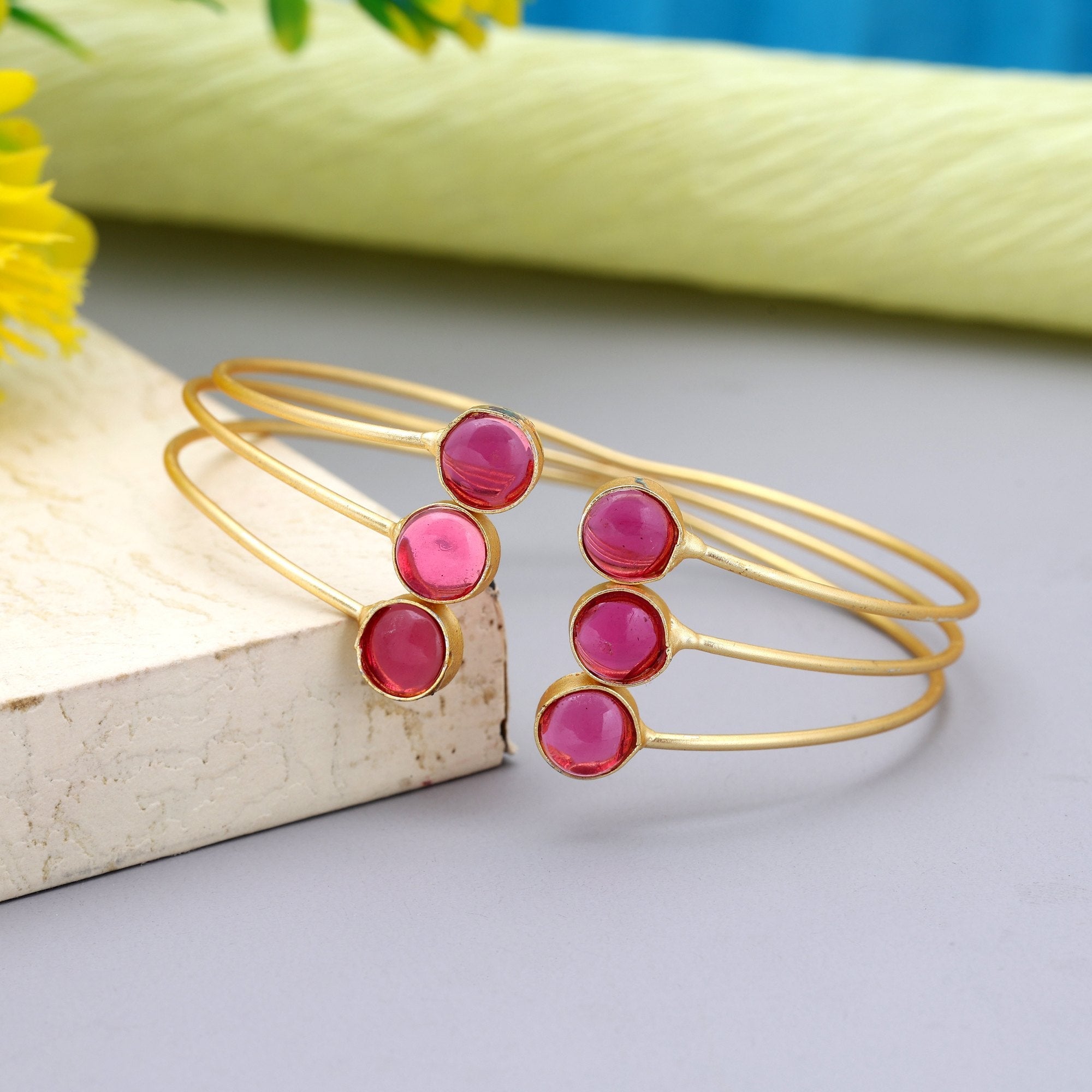 Rani Color Monalisa Stone Bracelet – FemNari
