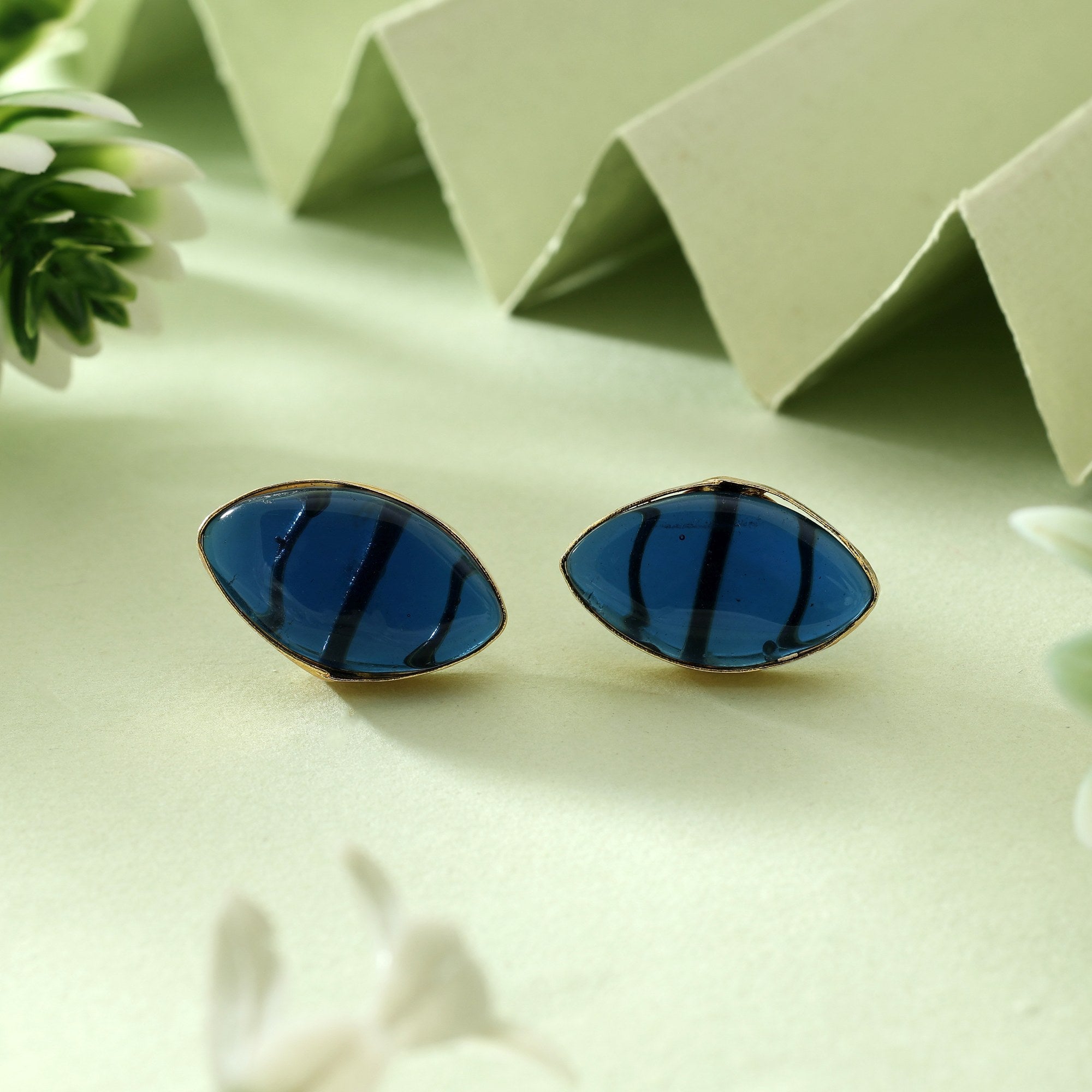 Beautiful Blue Color Amrapali Earrings For Women’S Traditional And Mod ...